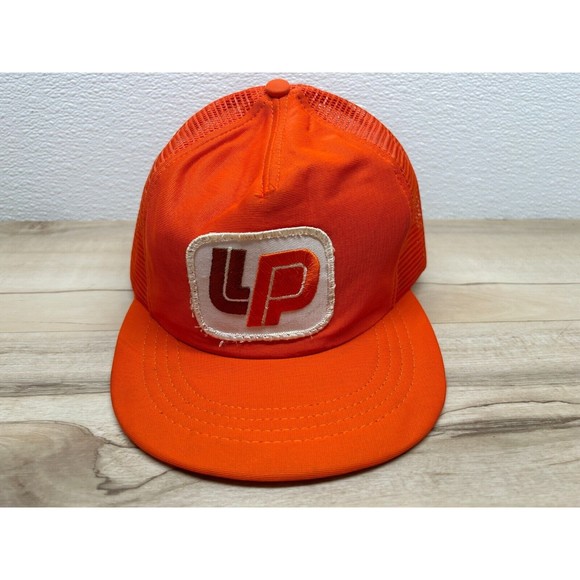 Unbranded | Accessories | Vintage Unbranded Lp Orange Baseball Cap Mesh ...